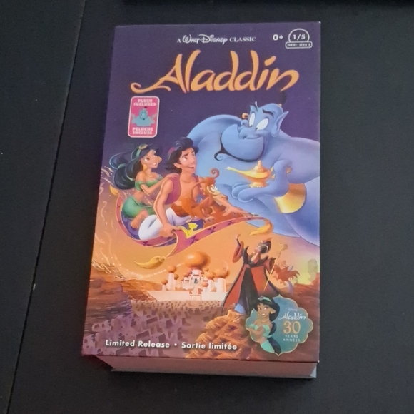 Disney | Toys | Disney Aladdin Vhs With Purple And Gold Cover | Poshmark